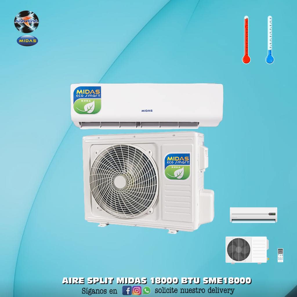 AIRE SPLIT MIDAS 18000 BTU SME18000 – Aravera